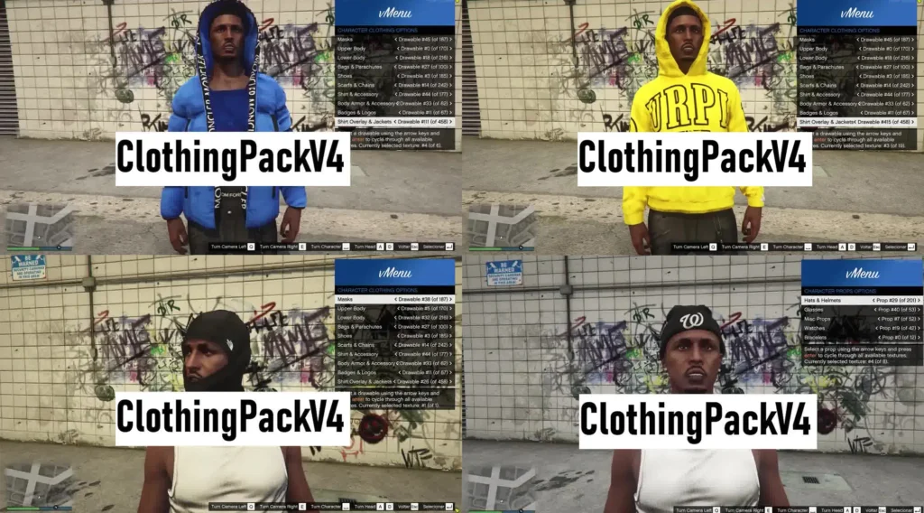 Clothing Pack V4 FiveM - Fivem store