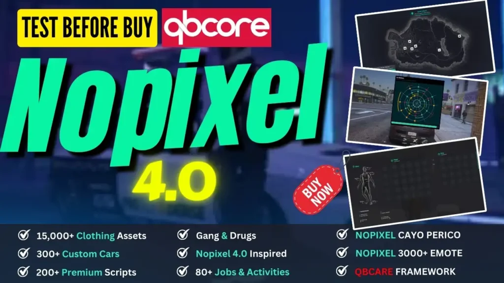 NoPixel 4.0 Full Server Files - Fivem store